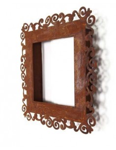 Metall Bilderrahmen Edelrost