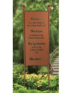 Rostschilder Mit Spruch Garten