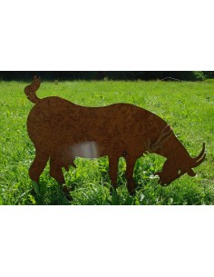 Edelrost Schafe und Ziegen Gartendeko Rost günstig online kaufen